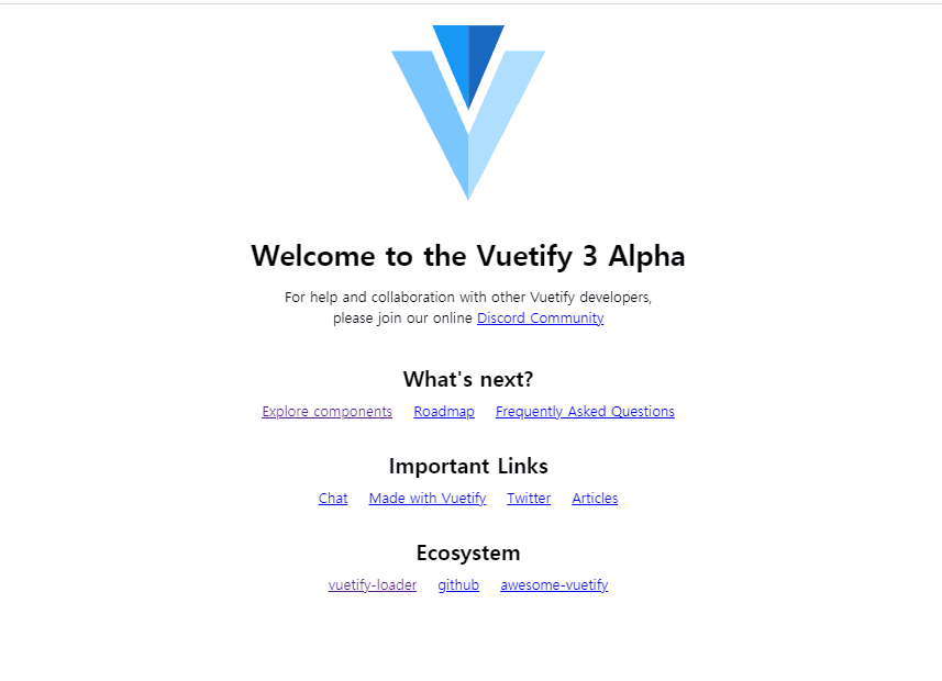 Vue 3 Cli 4 Vuetifyquasar 개발 환경 구성